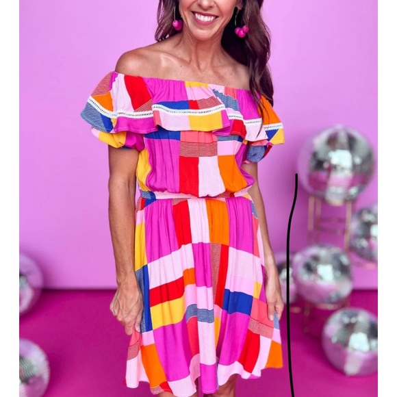 SSYS | Dresses | Nwot Ssys Emily Wonder Ruffle Off The Shoulder Dress ...